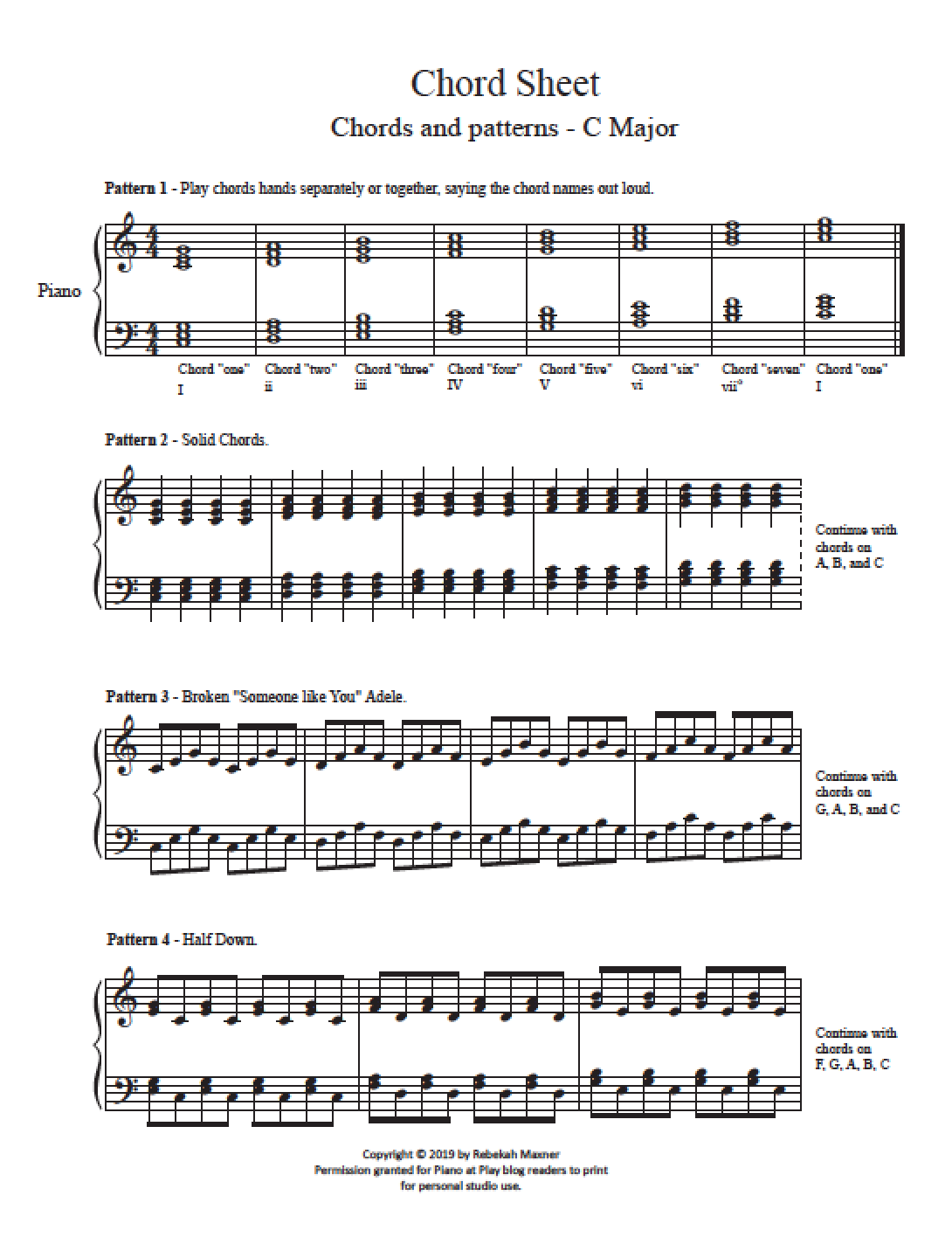 chordpatterns – Rebekah Maxner