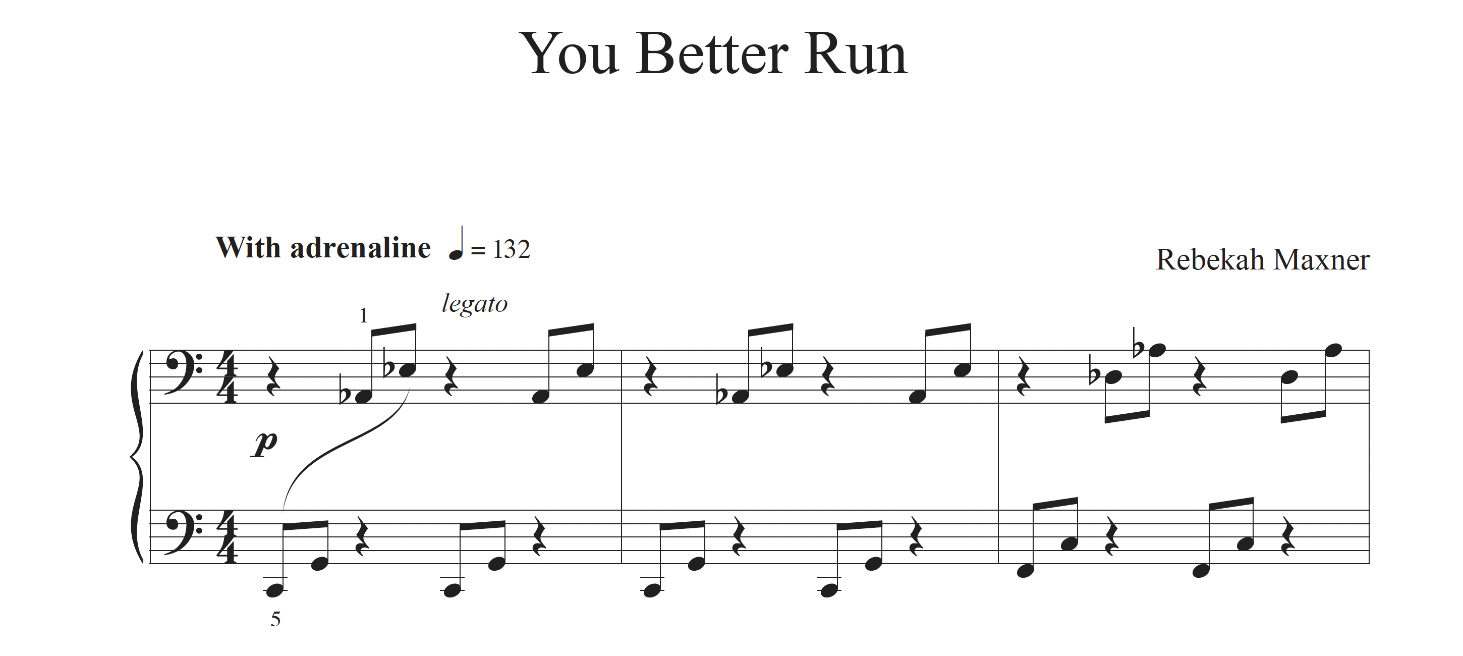 You Better Run – Rebekah Maxner